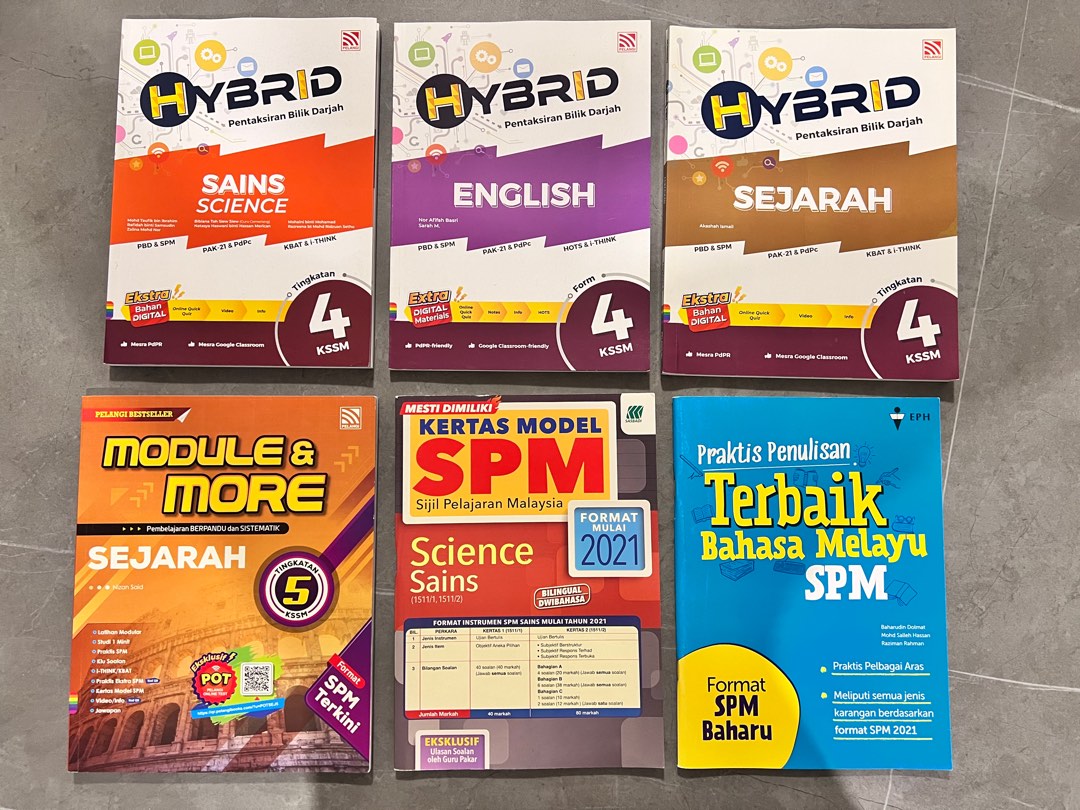 Revision Books Form 4 5 And Spm Hobbies And Toys Books And Magazines Textbooks On Carousell