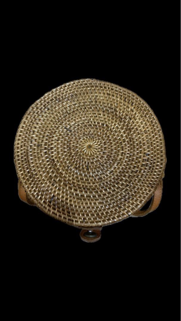rotan/rattan bag/handbag/slingbag/cross-body bag bali style with batik ...