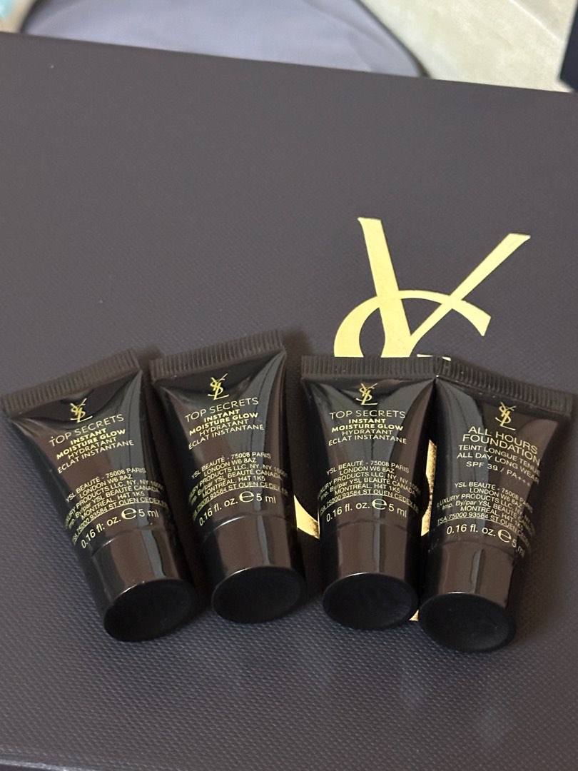 (RP RM302)YSL Top secret instant moisture glow 5ML X 3, Beauty & Personal Care, Face, Makeup on ...