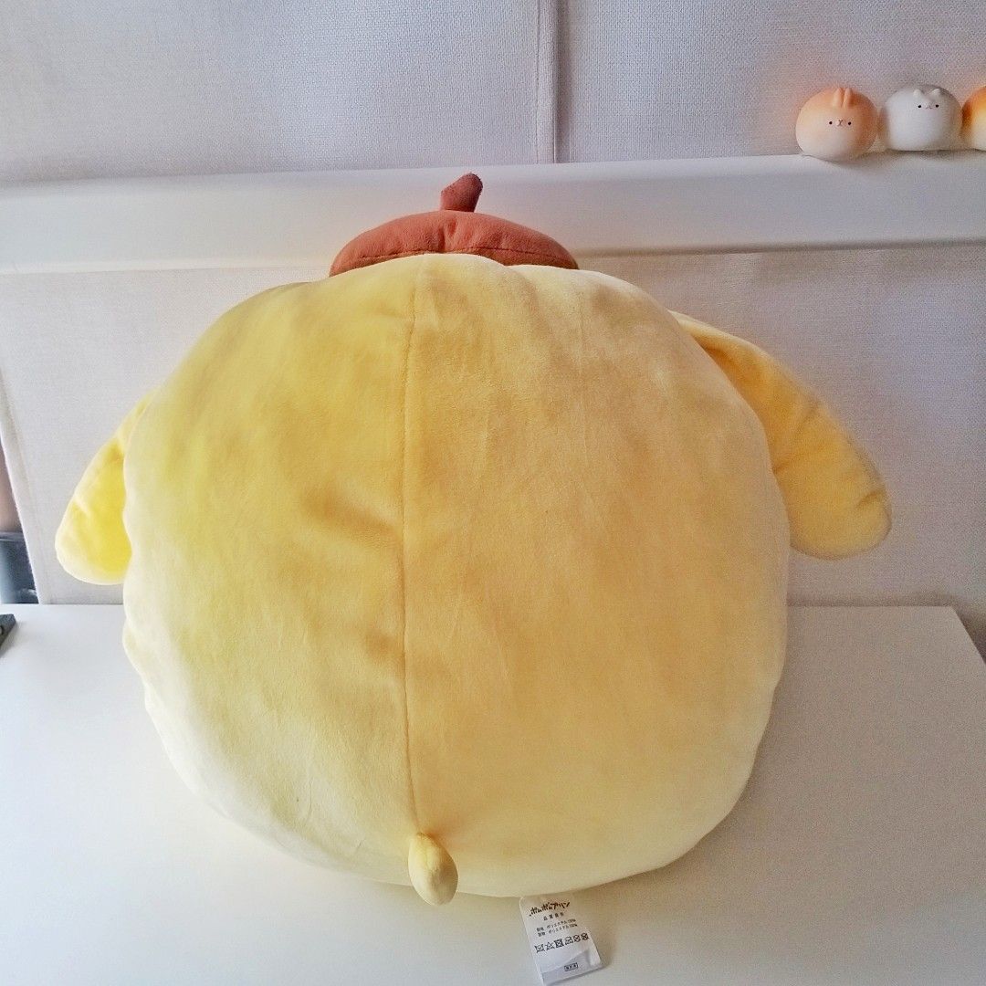 Sanrio Pompompurin big 40cm marshmallow plush soft toy original japan ...