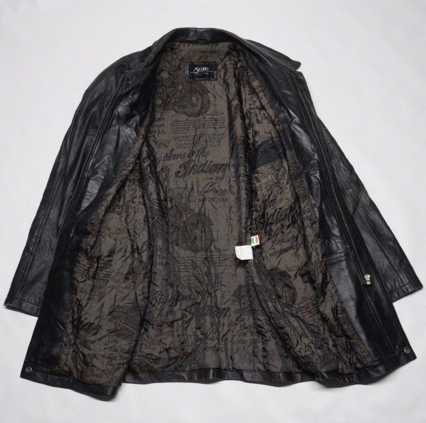 SEIKO Japanese Leather Jacket, Men's Fashion, Coats, Jackets and ...