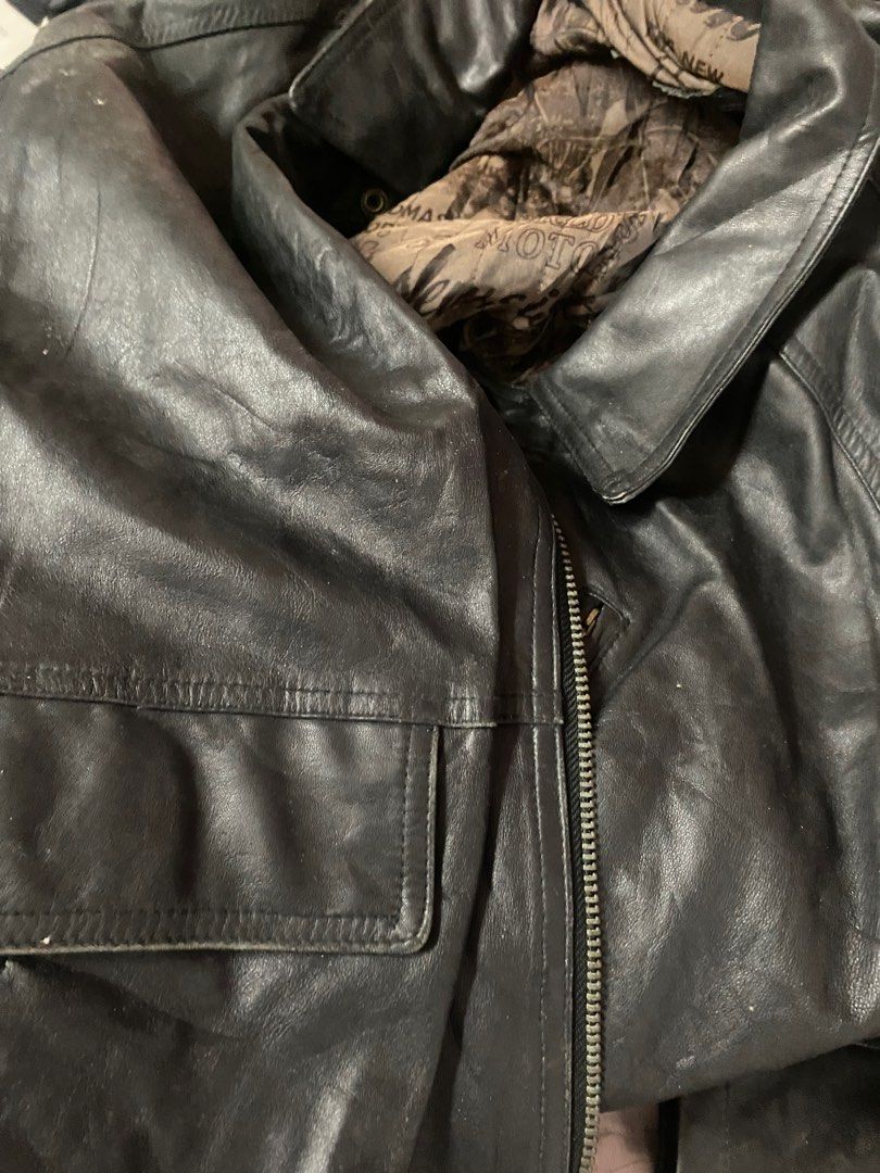 SEIKO Japanese Leather Jacket, Men's Fashion, Coats, Jackets and ...