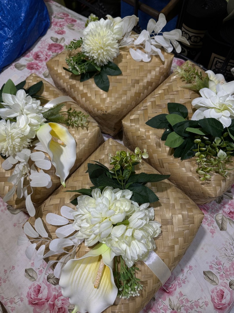 Set Hantaran Kenduri Bunga Tangan Tapak Sireh Tapak Hantaran, Furniture ...