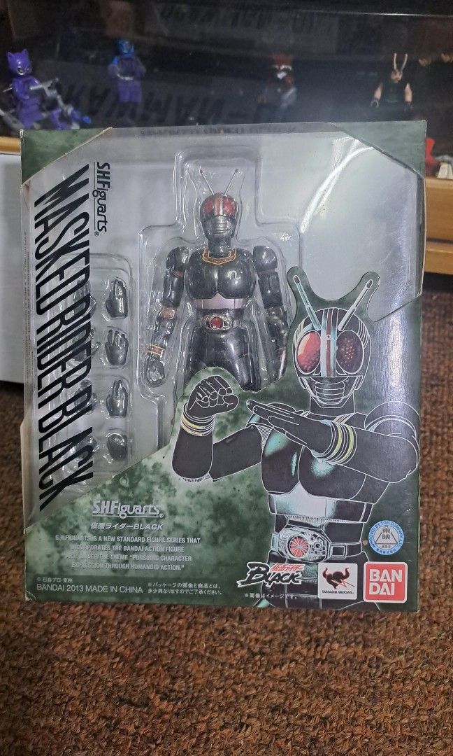 SHF Kamen/ Masked Rider Black, Hobbies & Toys, Toys & Games on Carousell