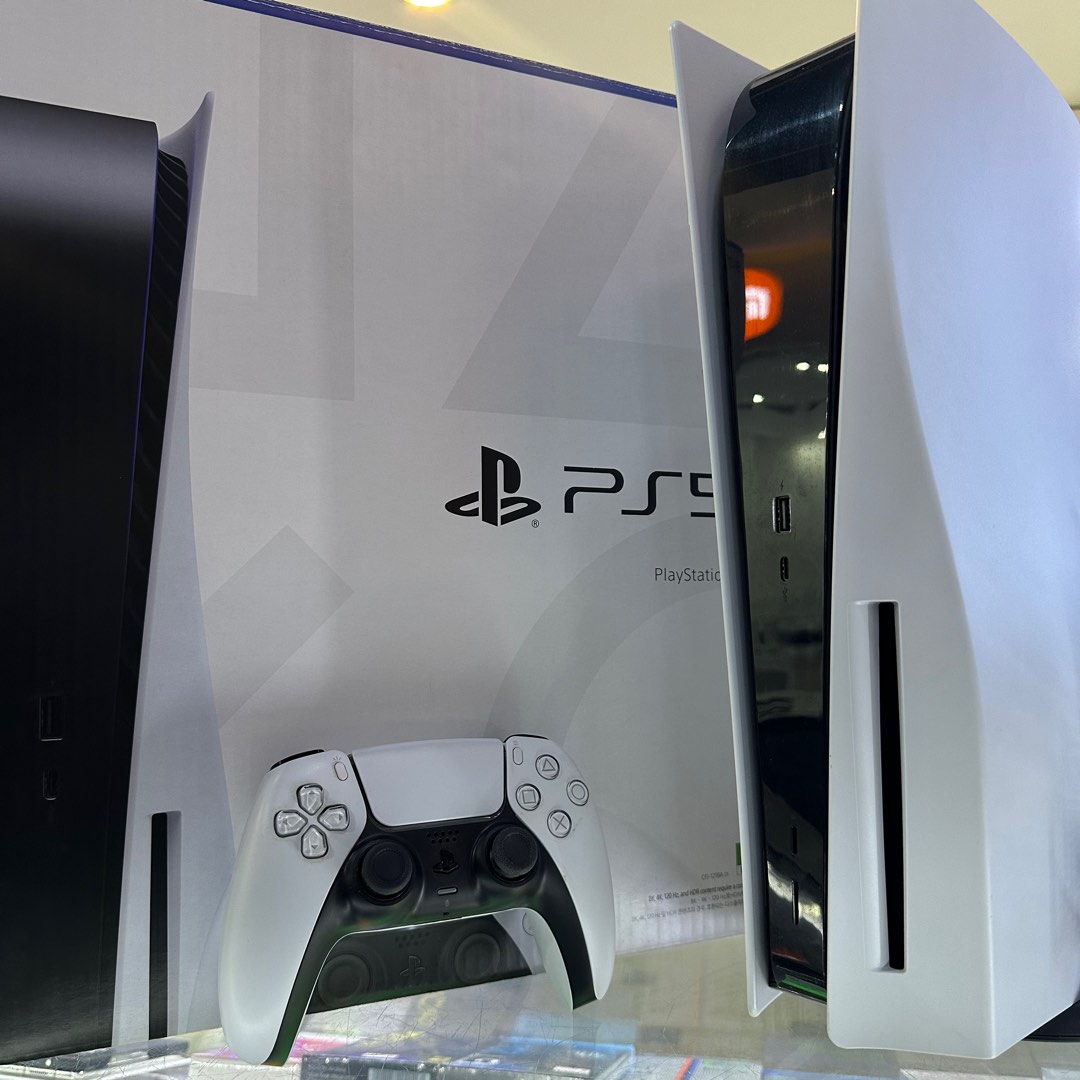 SONY PLAYSTATION PS5 Fat DISC VER MYSET USED, Video Gaming, Video Game ...