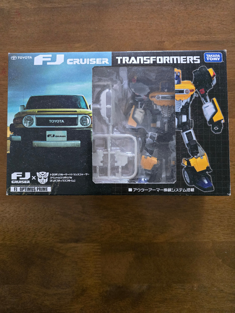 Takara Tomy Transformers FJ Cruiser Optimus Prime, Hobbies & Toys ...