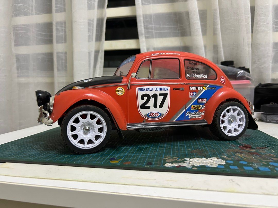 Tamiya RC VW Beetle Rally, Hobbies & Toys, Toys & Games on Carousell