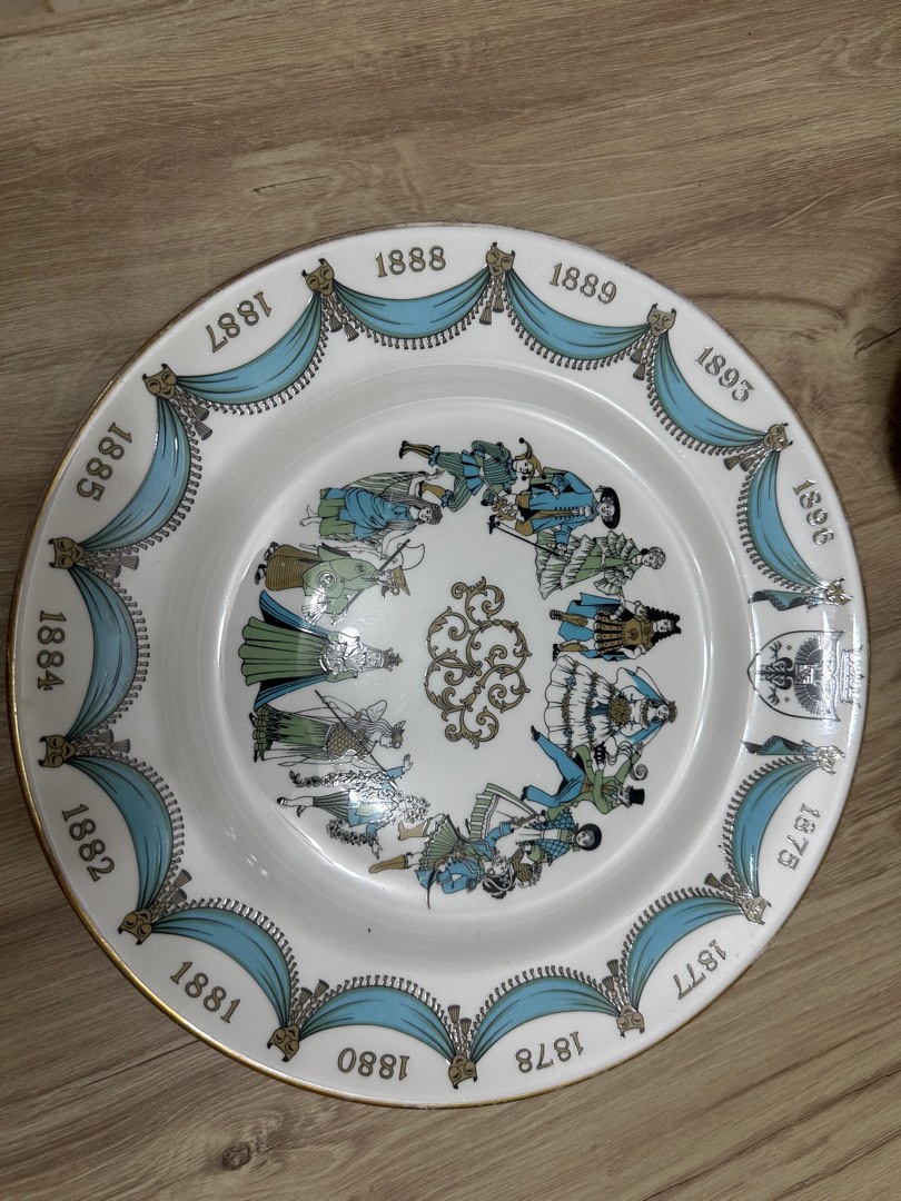 The D'Oyly Carte Plate Opera Co Spode England Bone China Plate ...