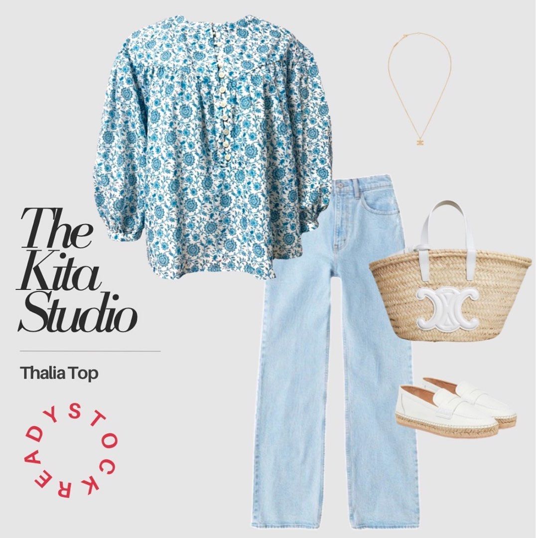 The kita studio thalia top, Women's Fashion, Tops, Blouses on Carousell