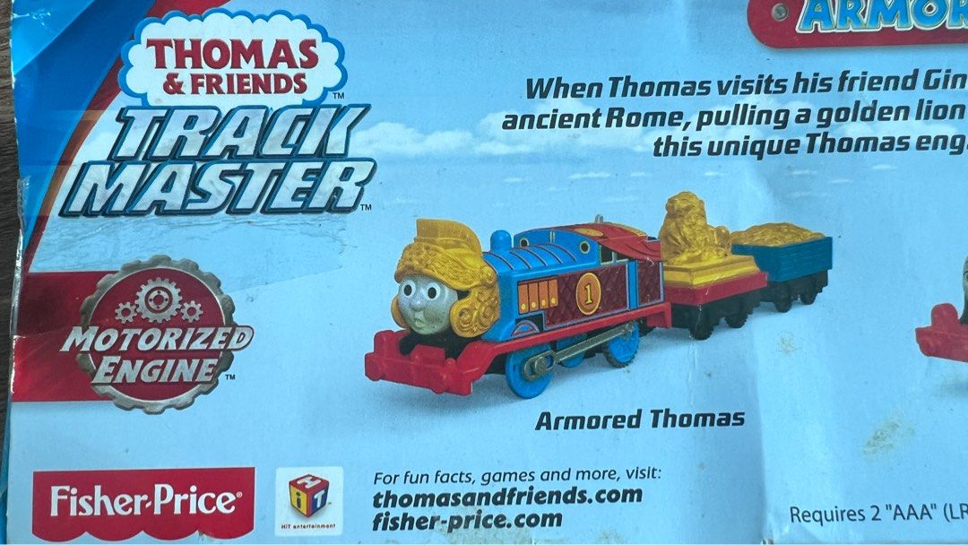 Thomas & Friends Track Master Armored Thomas Motorized Engine with ...