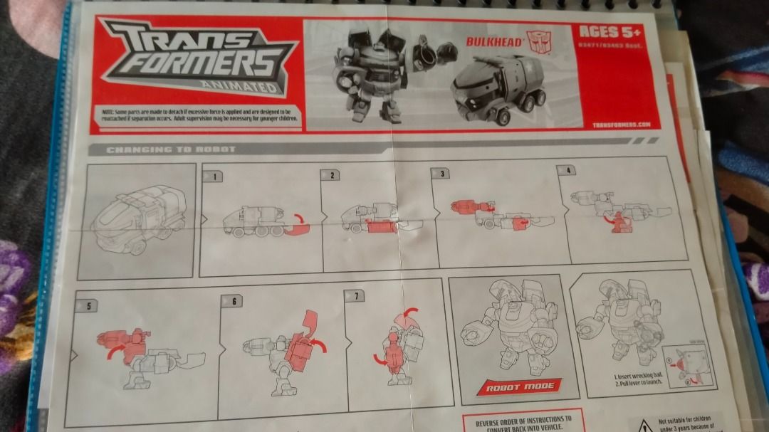 Transformers Animated Voyager Class - Bulkhead 2008, Hobbies & Toys ...