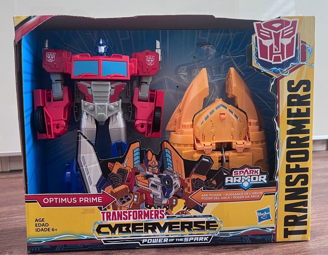 Transformers Cyberverse Power of the Spark Optimus Prime & Ark Power ...