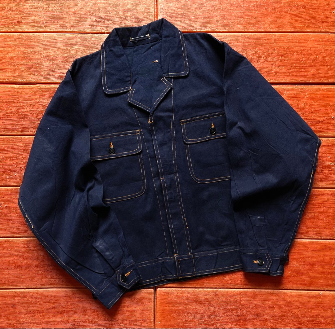 TRUE VINTAGE WORKWEAR JACKET SELVEDGE, Men's Fashion, Coats, Jackets ...