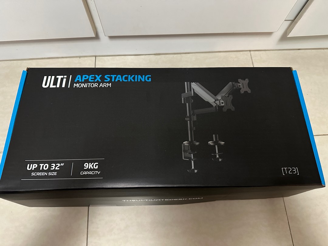 ULTi Double Monitor Arm suitable for vertical/horizontal setup ...