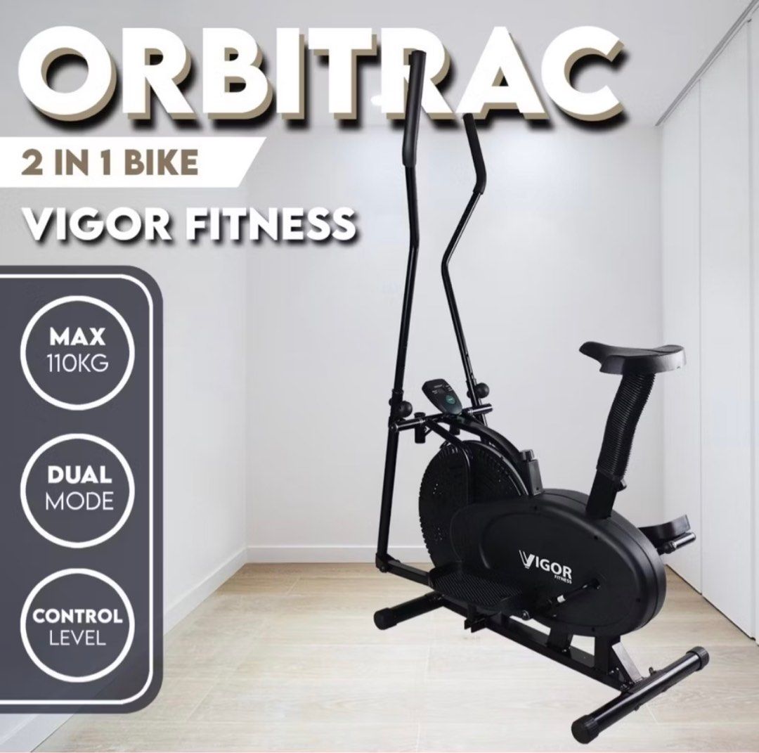 VIGOR Fitness - 2 in 1 Bike Dual Mode (Run & Cycle), Sports Equipment ...