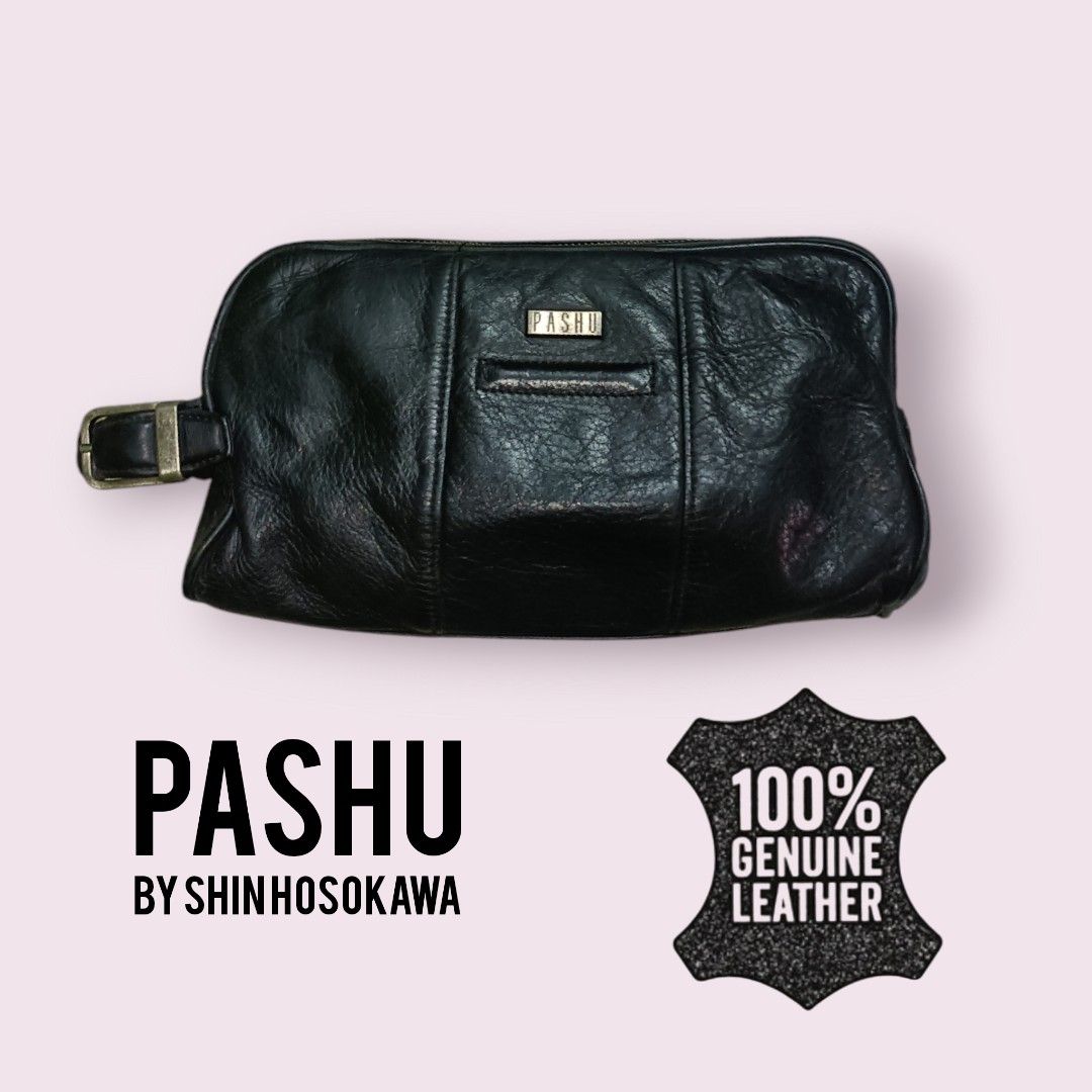 Vintage PASHU Leather Clutch bag, Luxury, Bags & Wallets on Carousell