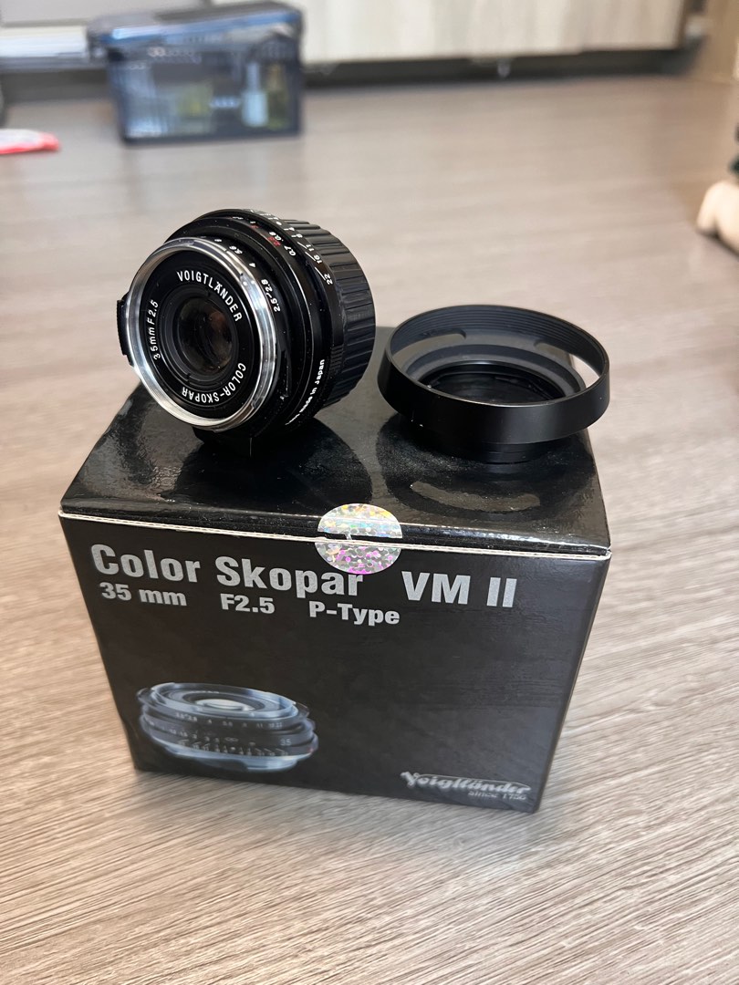 Voigtlander 35mm color skopar VM 2 M mount, Photography, Lens & Kits on Carousell