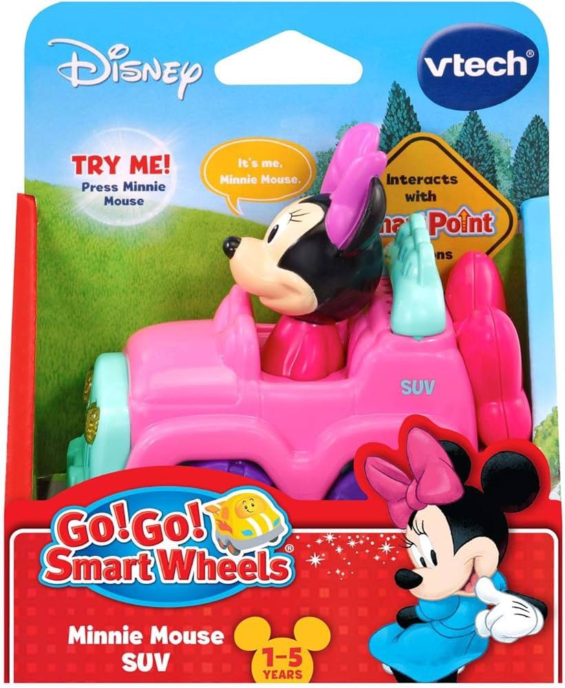 Vtech Minnie Mouse SUV Go Go Smart Wheels, Babies & Kids, Infant ...