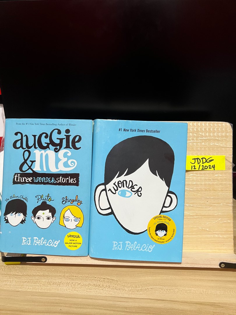 Wonder & Auggie & Me HB bundles, Hobbies & Toys, Books & Magazines, Fiction & Non-Fiction on ...