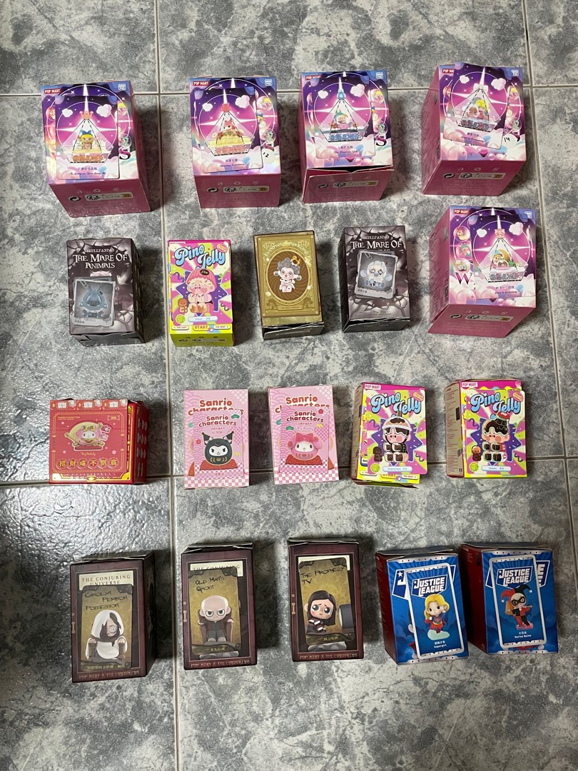 WTS Popmart Assorted Blind Box Series Skullpanda Sanrio Pinojelly ...