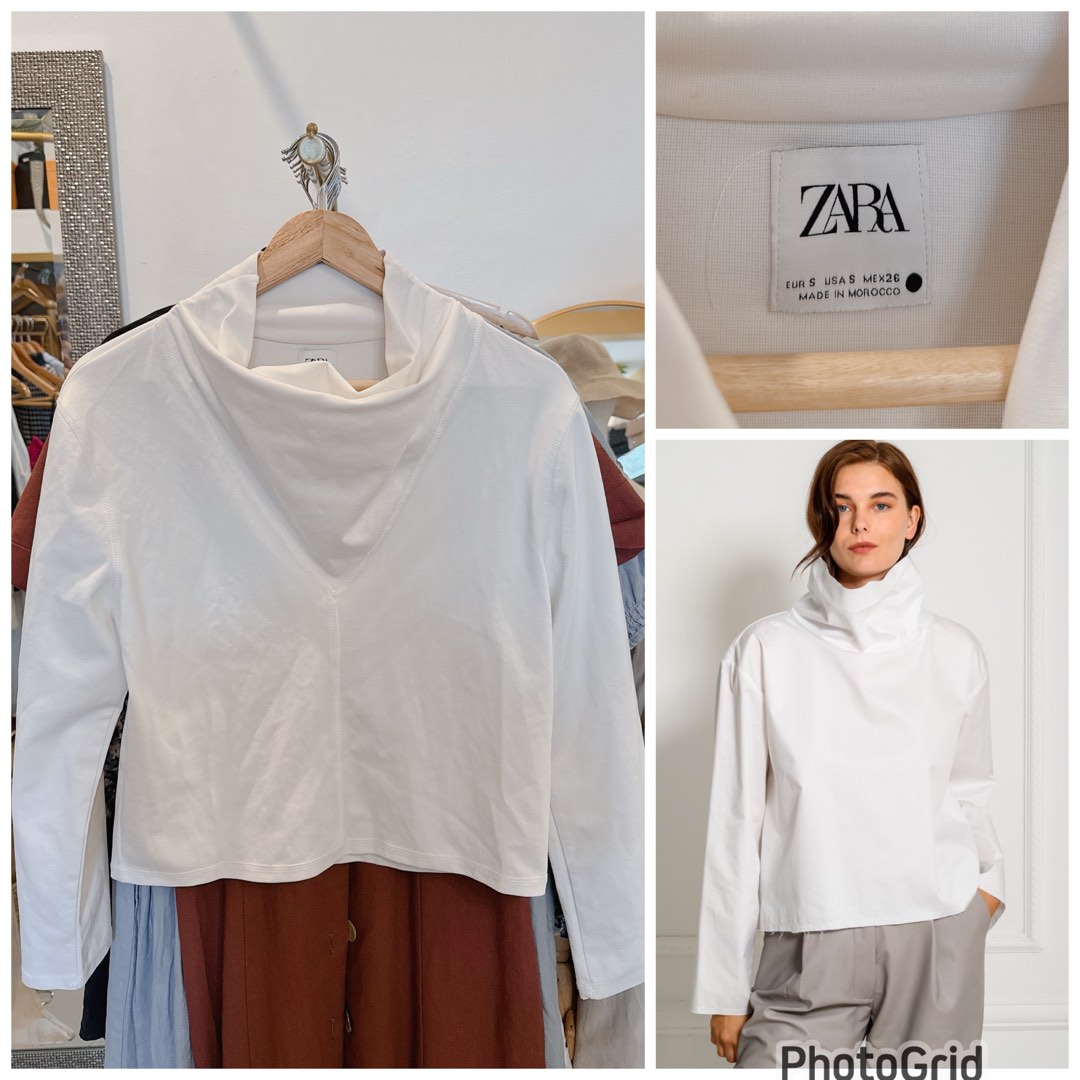 Zara Turtle Neck, Women's Fashion, Tops, Blouses on Carousell