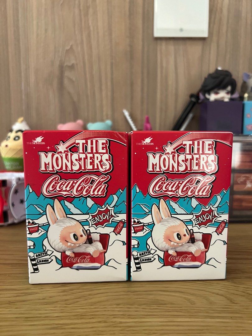 (100% AUTHENTIC) popmart labubu the monsters coca cola, Hobbies & Toys ...