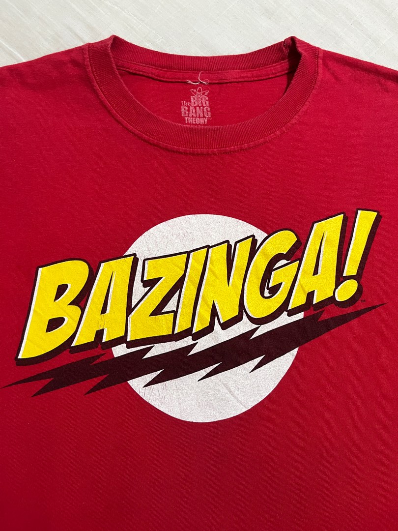 2011 Bazinga x The Big Bang Theory TV Series Tee, Men's Fashion, Tops ...