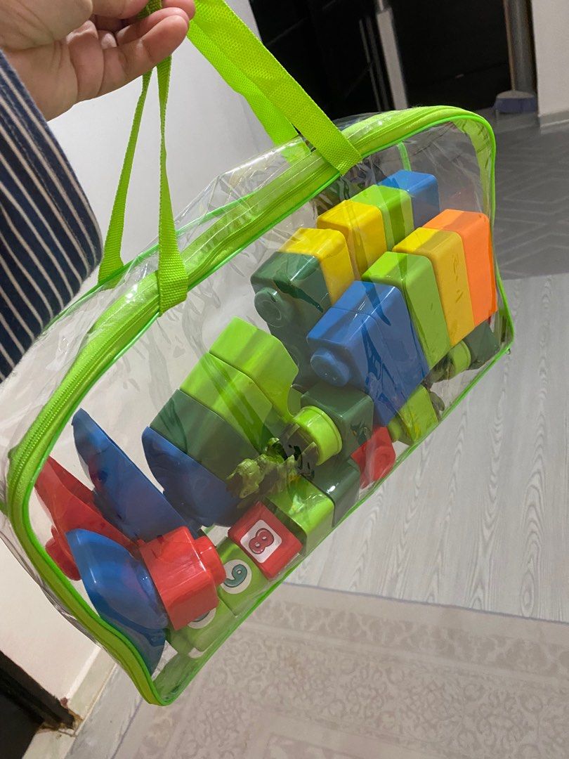 3 mainan budak blok susun educational toy untuk baby, Babies & Kids ...