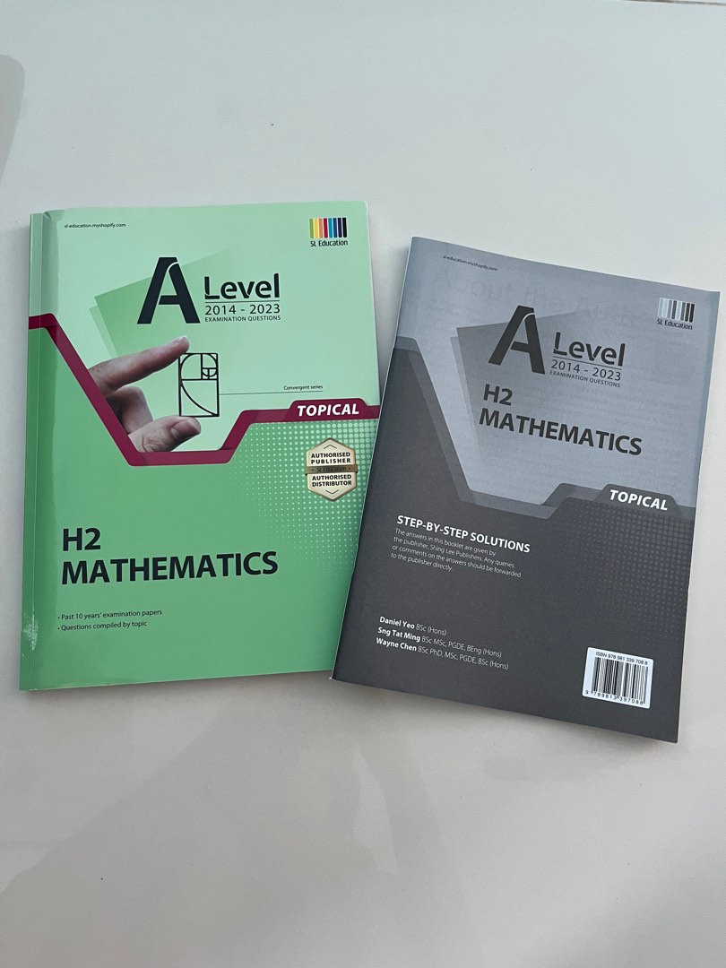 A Level H2 Mathematics Topical TYS with answer sheet, Hobbies & Toys ...