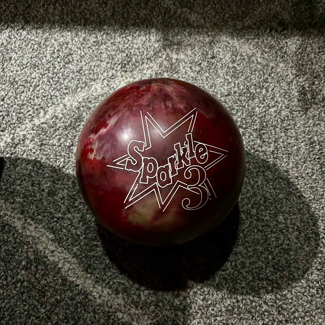 ABS Sparkle 3 Bowling Ball, Sports Equipment, Sports & Games, Billiards ...