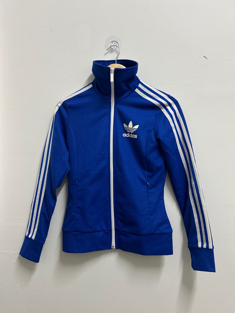 ADIDAS EUROPA ROYAL BLUE TRACK JACKET, Women's Fashion, Activewear on ...