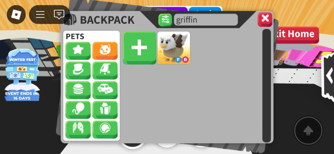 ADOPT ME FLY RIDE GRIFFIN, Video Gaming, Video Games, Others on Carousell