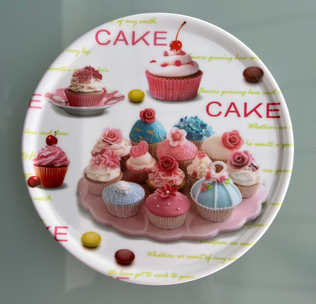 Afternoon Tea Cupcakes Melamine Heat Proof Teapot Coaster / Pot Holder ...