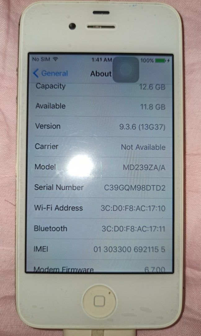 Apple iPhone 4S white 16GB model code A1387 with essential accessories, Mobile Phones & Gadgets ...