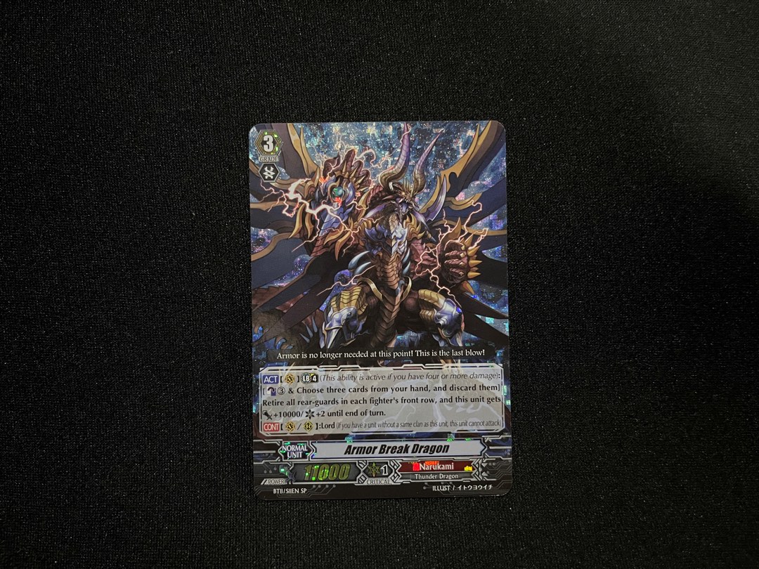 Armor Break Dragon SP - Cardfight Vanguard English, Hobbies & Toys ...