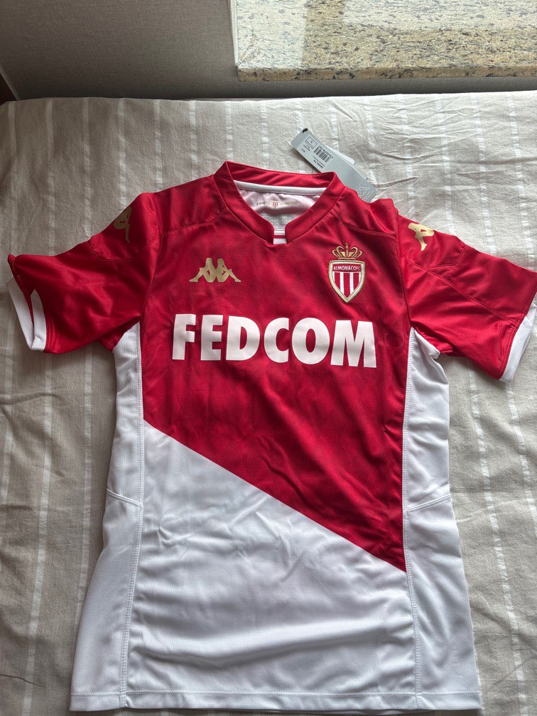 AS Monaco Home Kit, 男裝, 運動服裝 - Carousell
