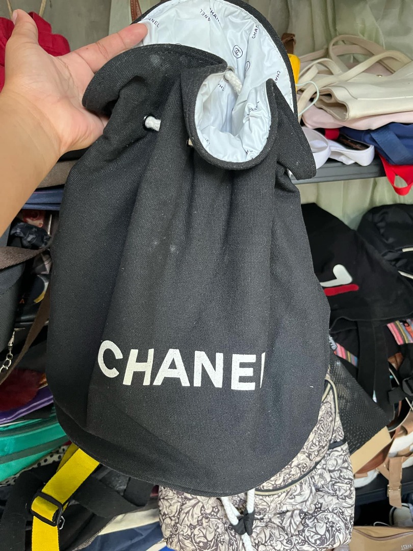 Authentic Chanel String Bucket Backpack, Luxury, Bags & Wallets on ...