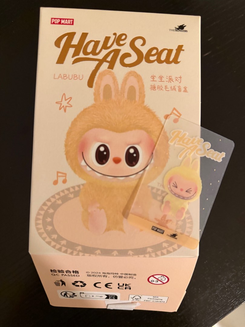 Authentic Labubu Have A Seat (confirmed colour), Hobbies & Toys, Toys ...
