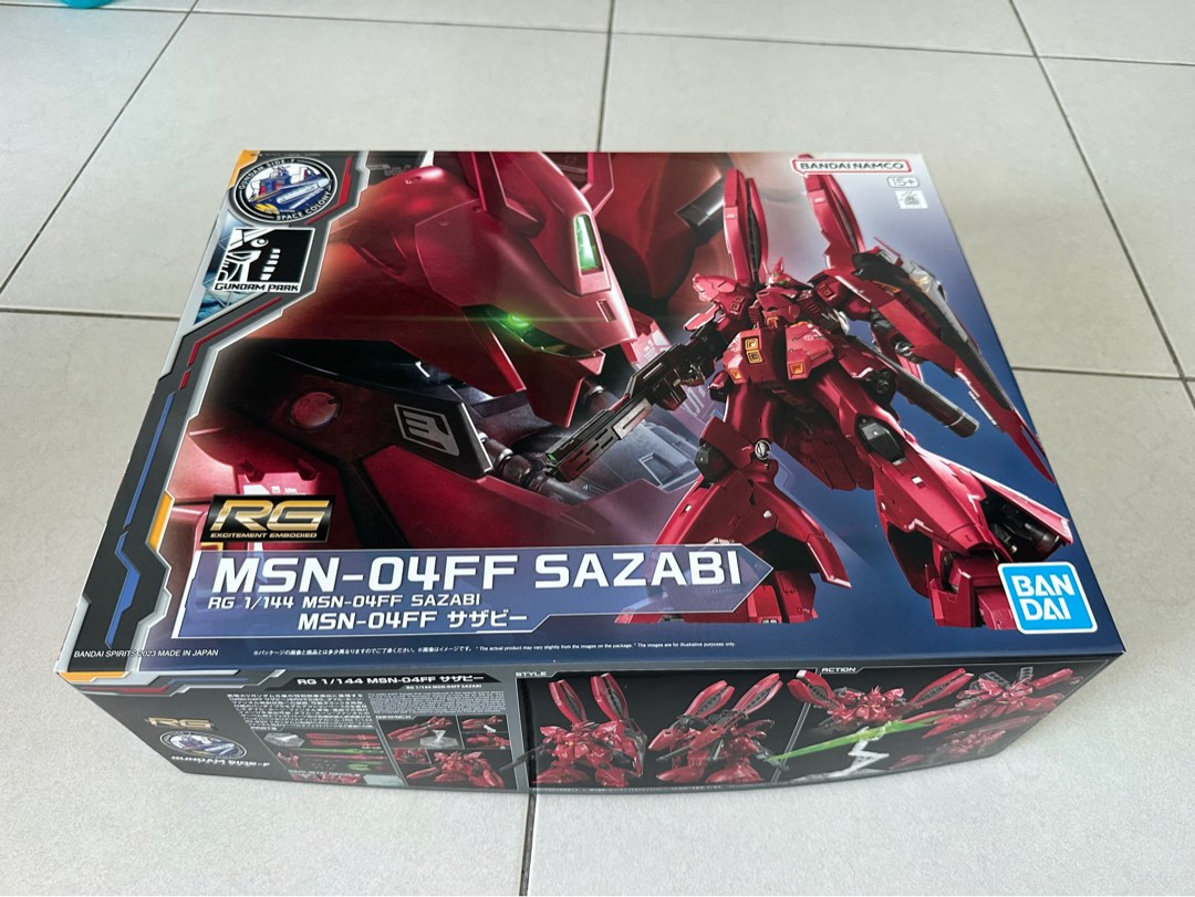 RG 1/144 MSN-04FF Sazabi, Hobbies & Toys, Toys & Games on Carousell