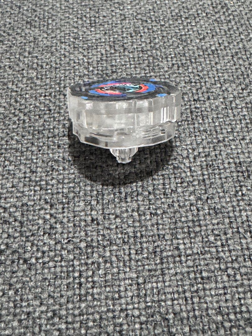 Beyblade X blue launcher with plastic spinners (mini version ...