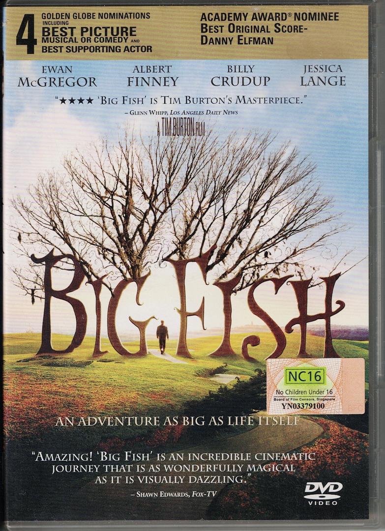 Big Fish ***original dvd***, Hobbies & Toys, Music & Media, CDs & DVDs on Carousell