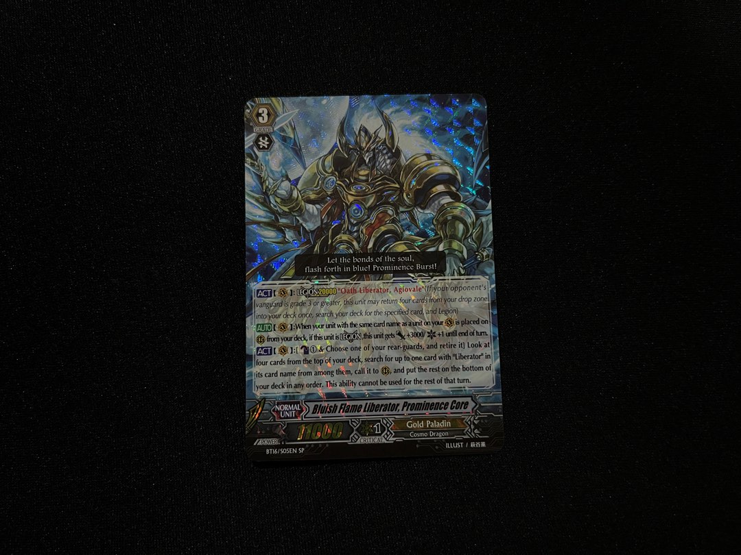 Bluish Flame Liberator, Prominence Core SP - Cardfight Vanguard English ...