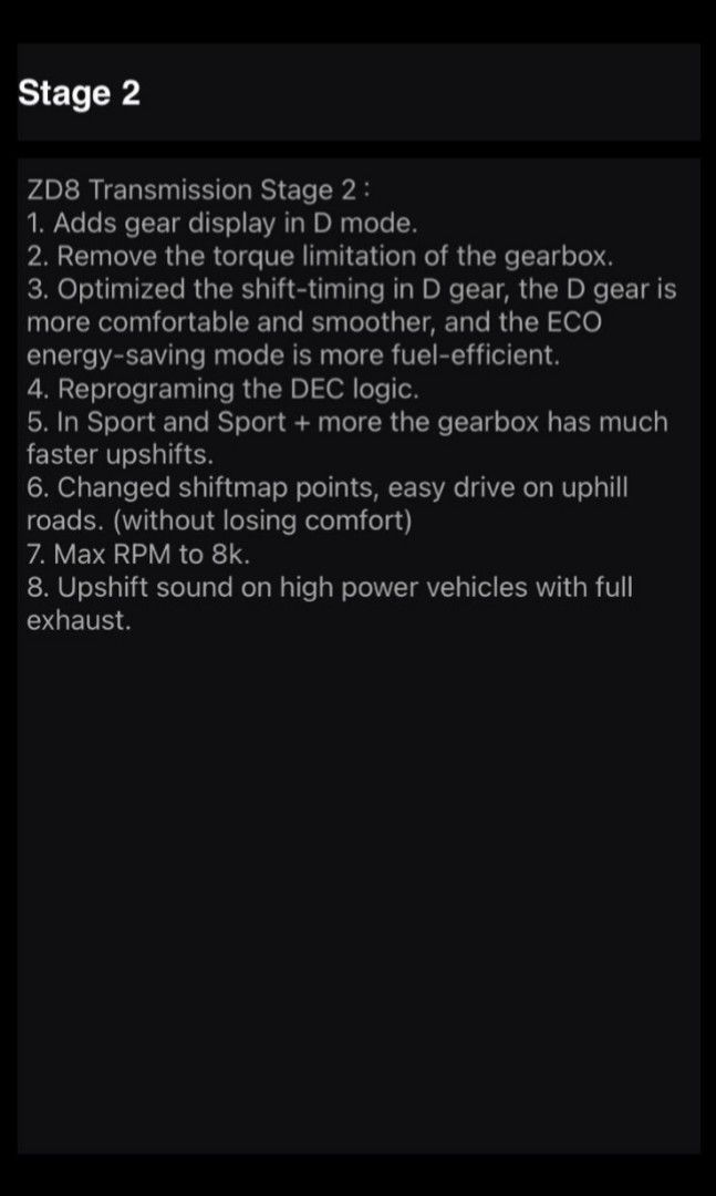BMW TCU Tune XHP ZD8 Transmission Tuning, Car Accessories, Car ...