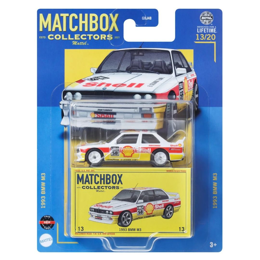 BMW M3 Shell 1993 matchbox collectors - match box collector premium ...