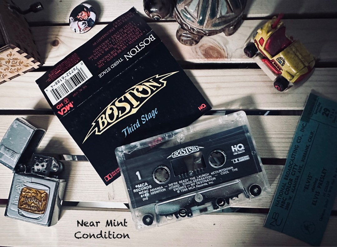 Boston Third Stage Cassette Tape Original Vintage Rock Cassettes Boston ...