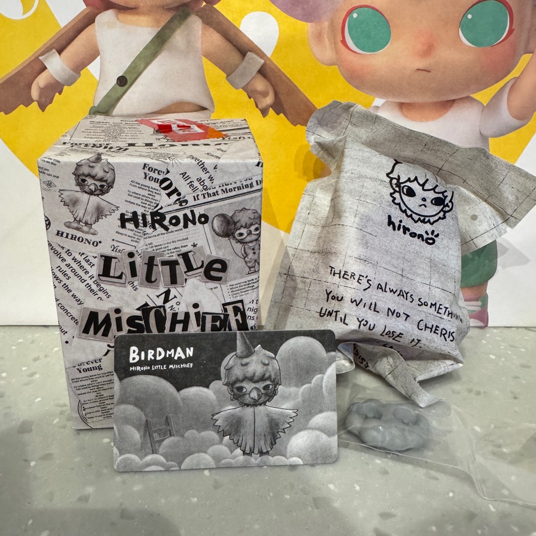 Brand New Pop Mart Hirono Little Mischief Birdman, Hobbies & Toys, Toys ...