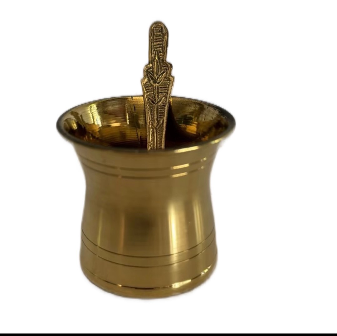 BRASS PANCHA PATHRAM 6cm x 6cm, Furniture & Home Living, Home Decor ...