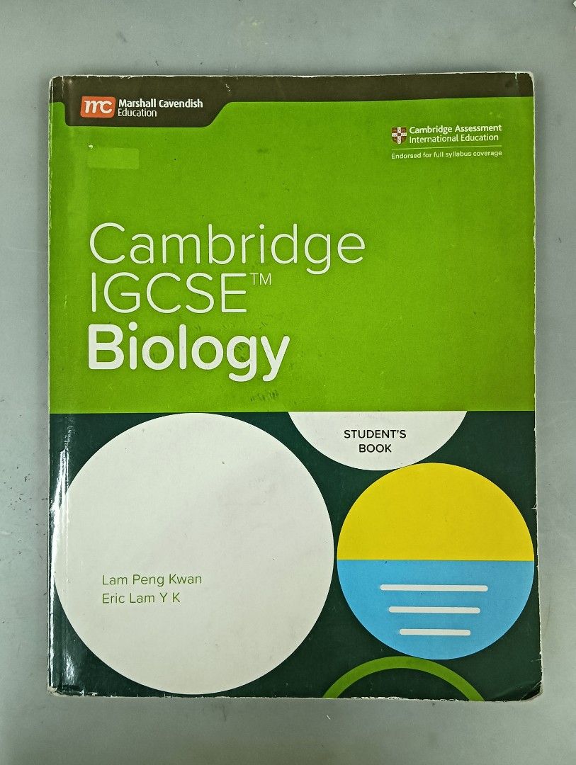 Cambridge IGCSE Biology Student's Book with Past Year Papers, Hobbies ...