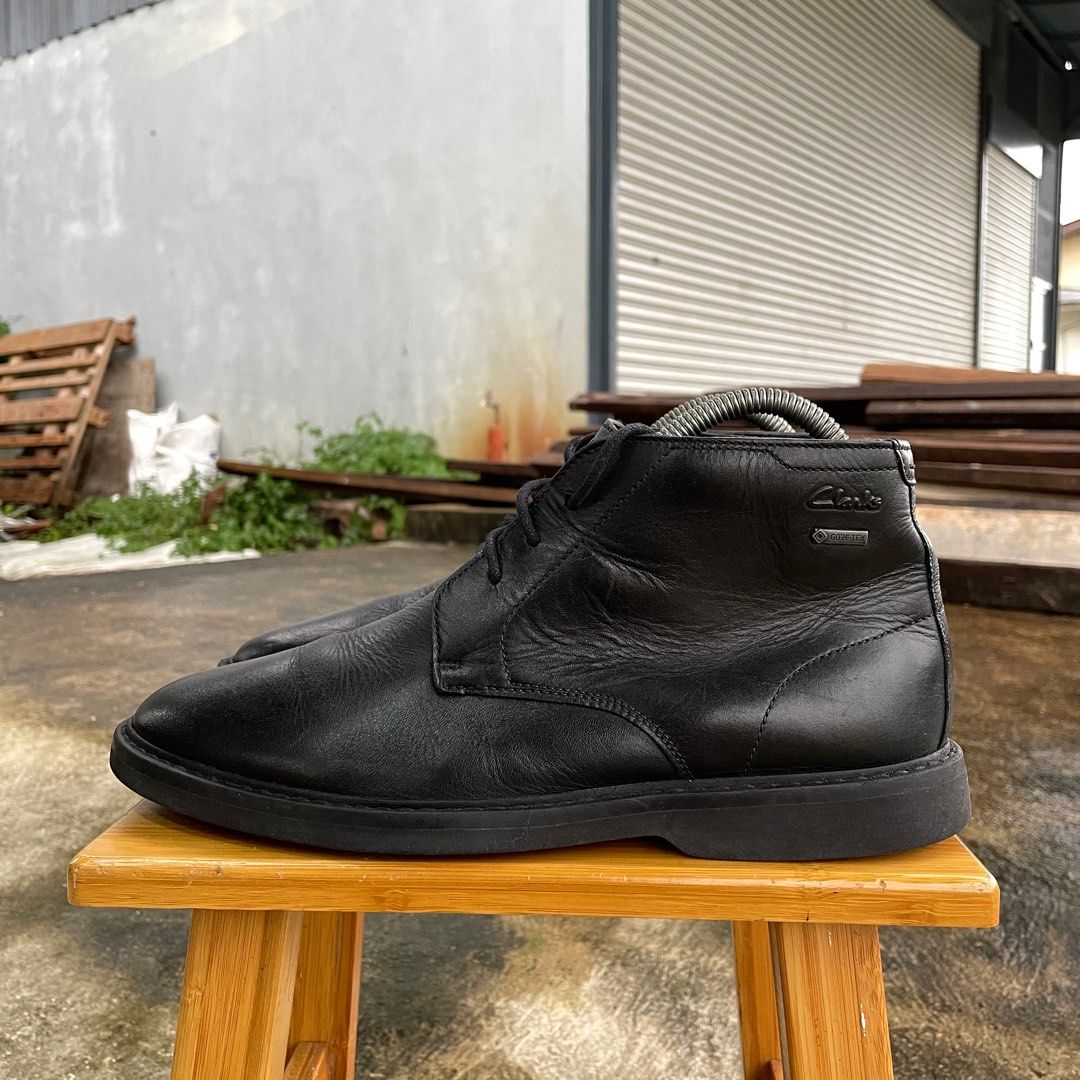 Clarks Atticus LT Hi Gore-Tex Black Leather (6UK) - RM148, Men's ...