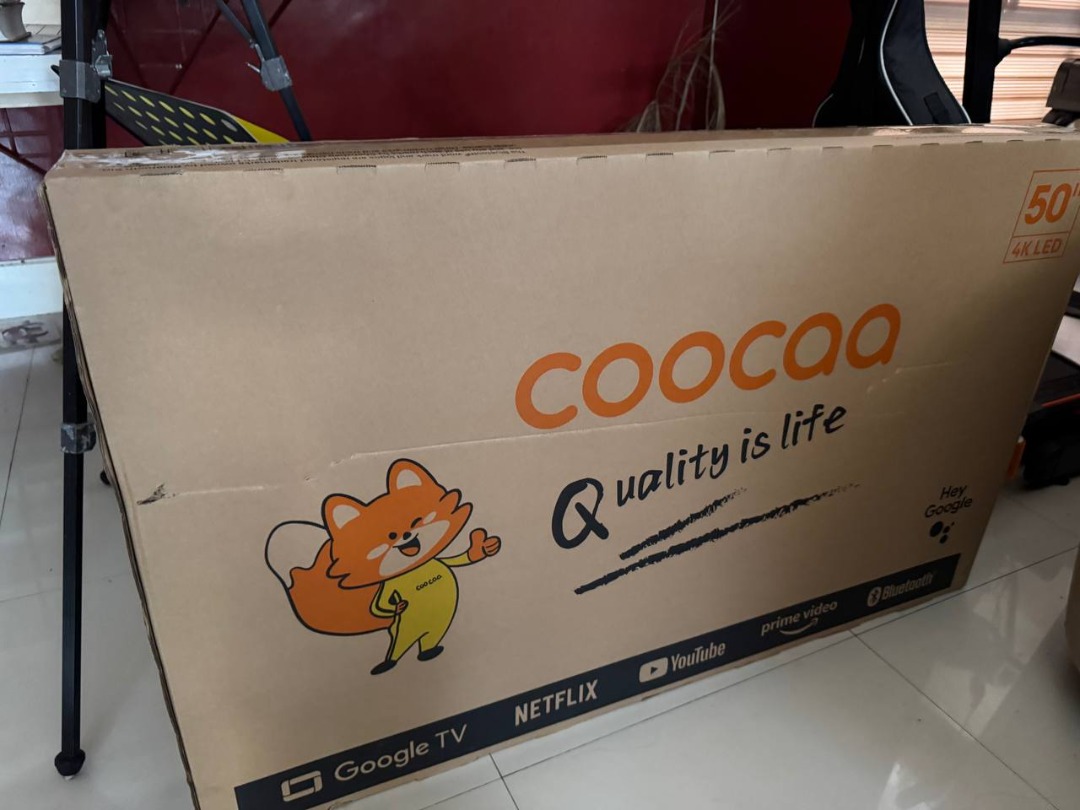 COOCAA 50 Inch 4k Google TVa Dolby Audio, Furniture & Home Living ...